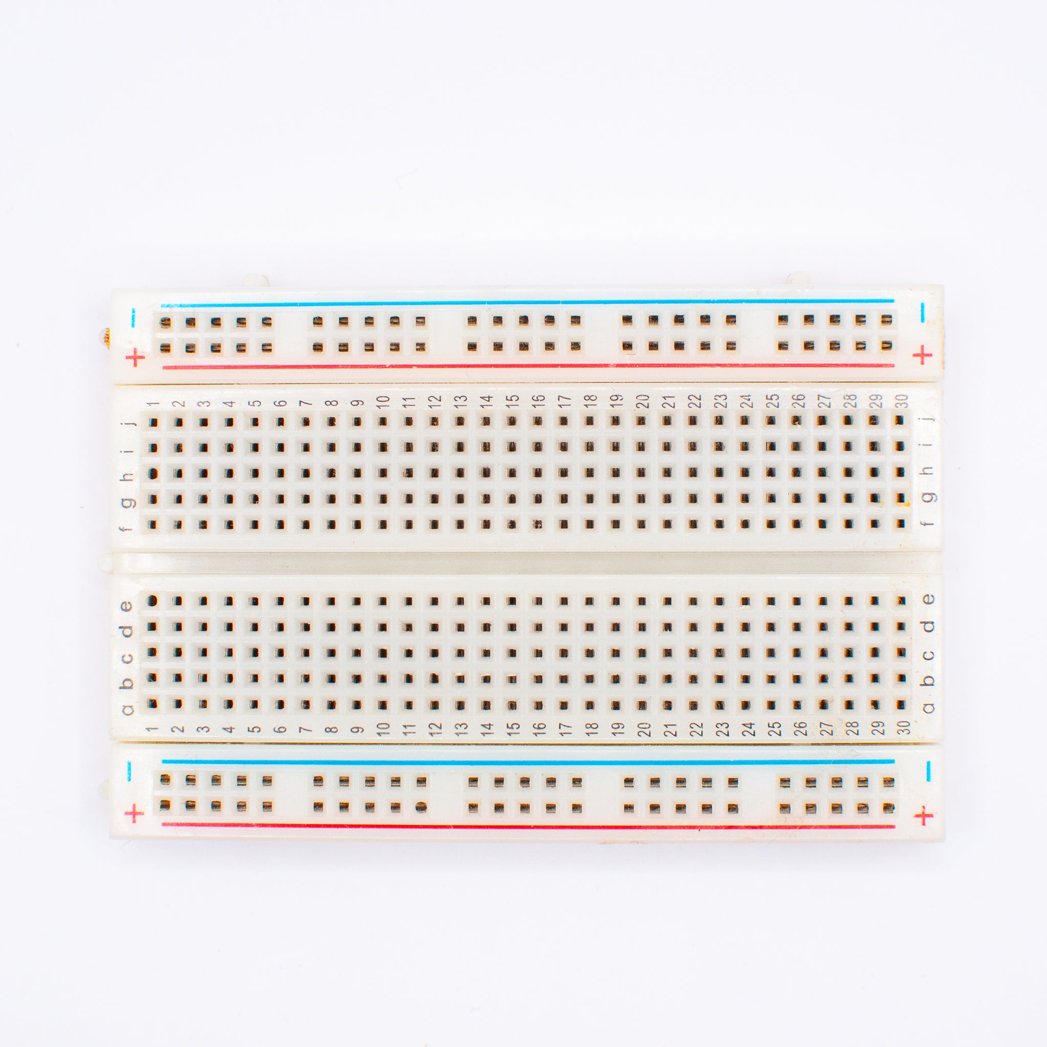 High quality half-sized breadboard, 400pts – uDevices